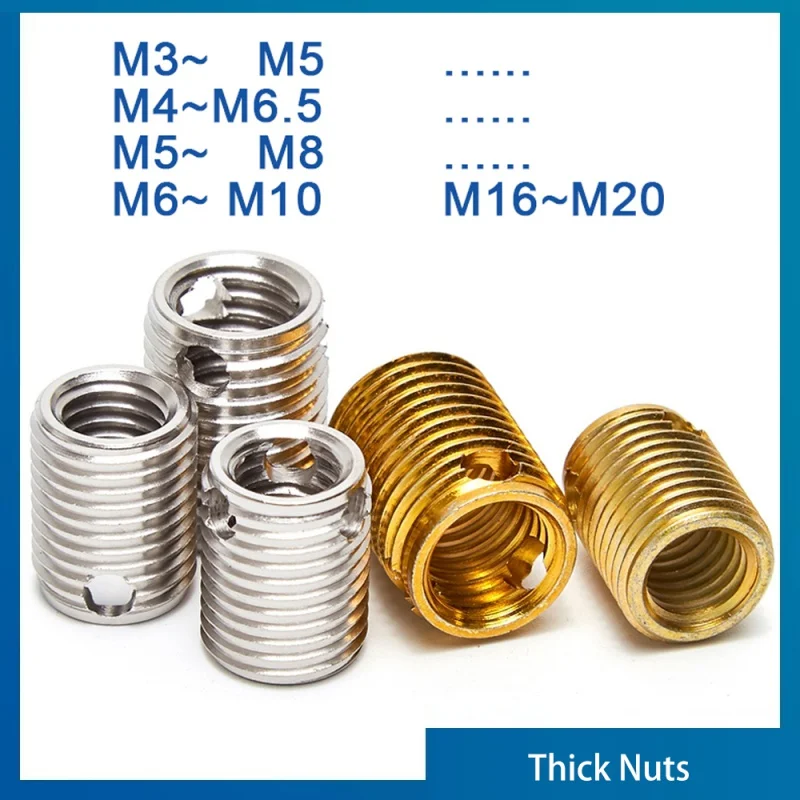 2-10-20pcs-Galvanized-Carbon-Steel-Stainless-Steel-Thread-Repair-Triple ...