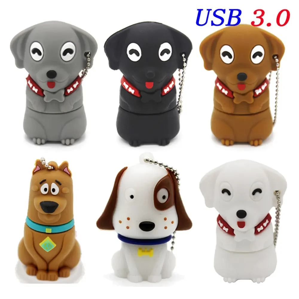 JASTER-Cute-Dog-USB-3-0-Flash-Drives-128GB-Cartoon-Pen-Drive-64GB ...