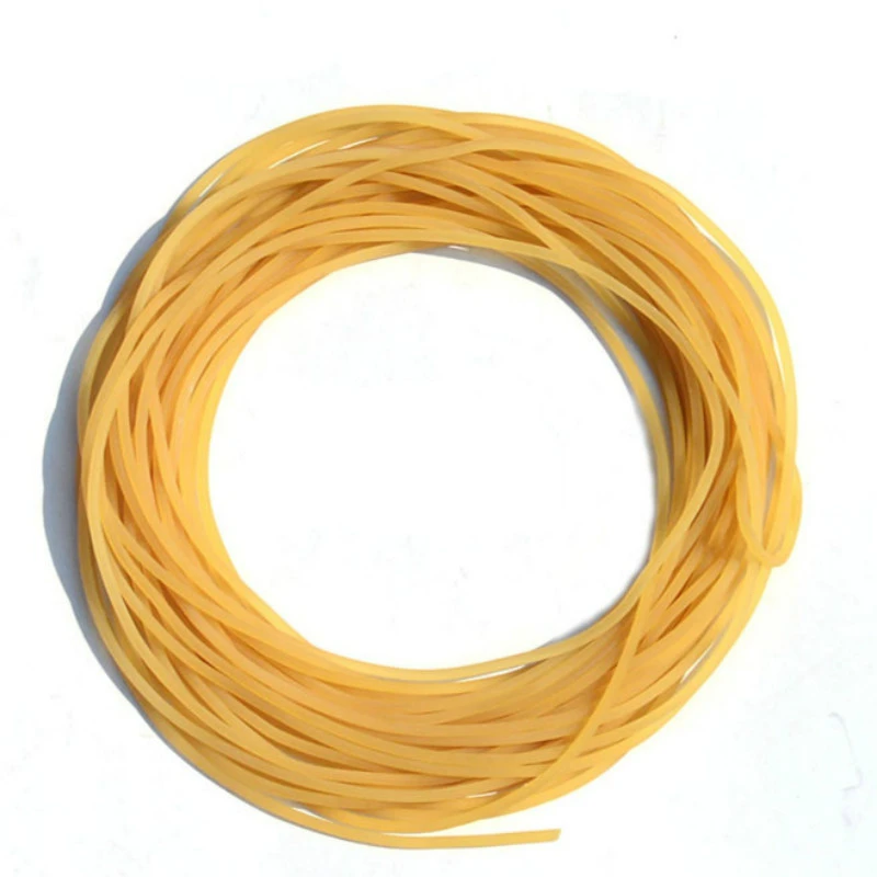 5m Solid Elastic Rubber Fishing Line Diameter 2mm Plain Elastic Fishing ...