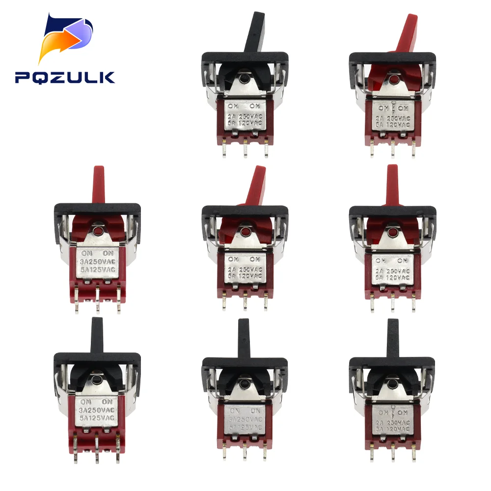 2PCS-Mini-Paddle-Toggle-Switch-SPDT-2-3-Position-Square-Snap-in-Panel ...