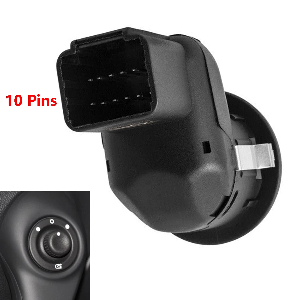 Car Mirror Adjust Switch Rear View Mirror Control Knob Button for ...