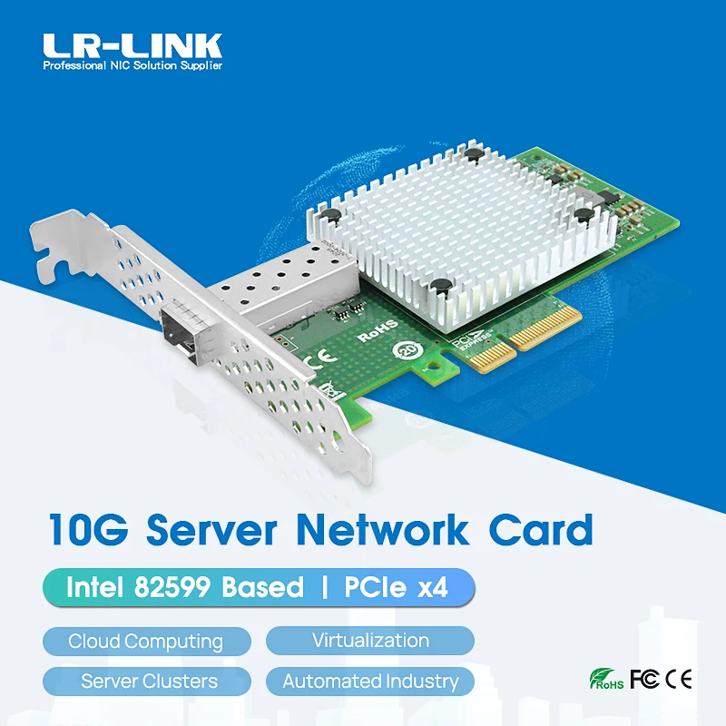 LR-LINK 1016PF-SFP+ 10Gb Network Card Single-port Ethernet PCI Express ...