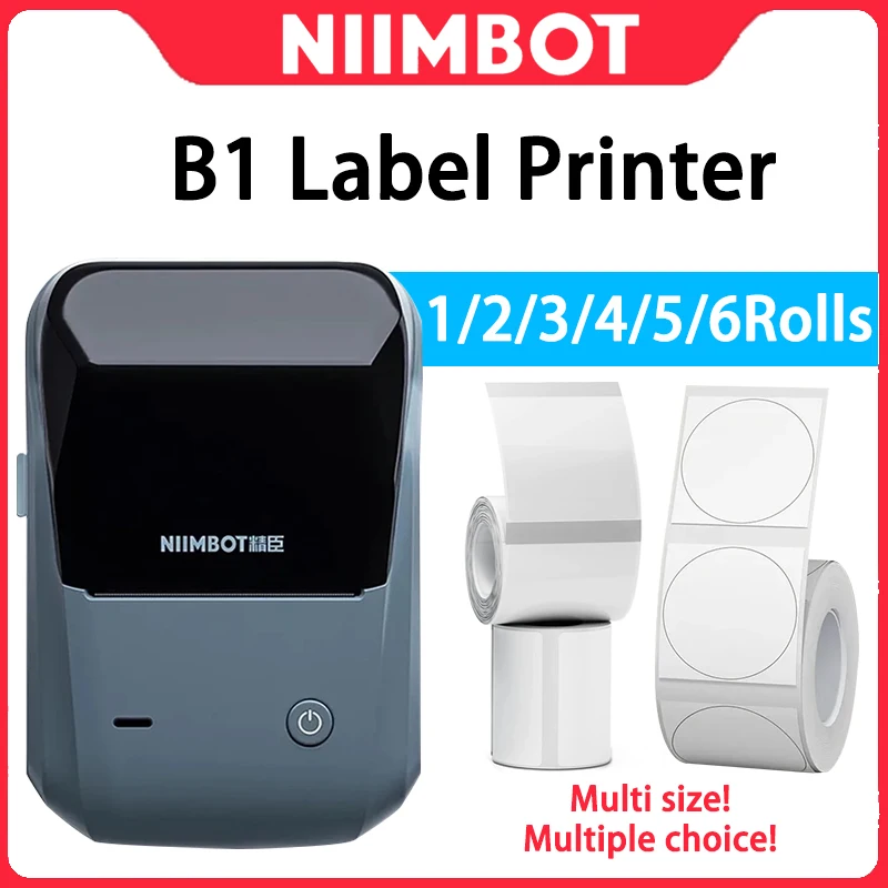 Niimbot-B1-Mini-Thermal-Printer-Wireless-Portable-Printer-White-Label ...