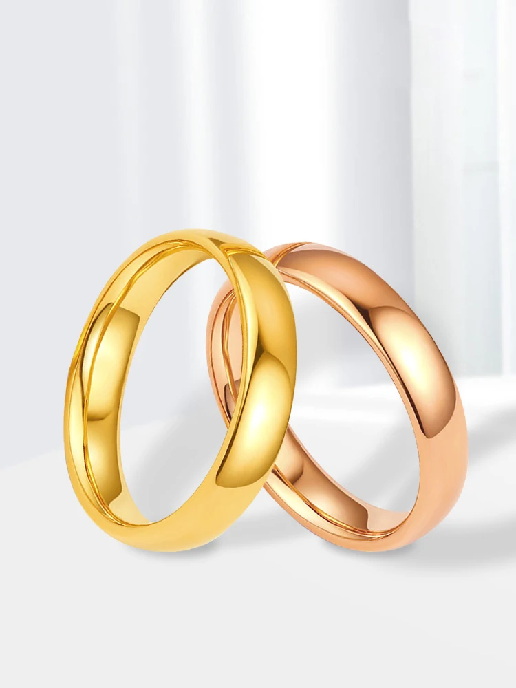Gold Wedding Rings For Men With Name