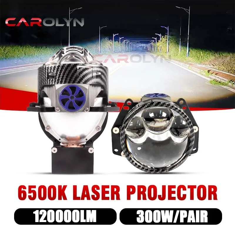Carolyn car headlight lens H4 far and near integrated laser projector ...