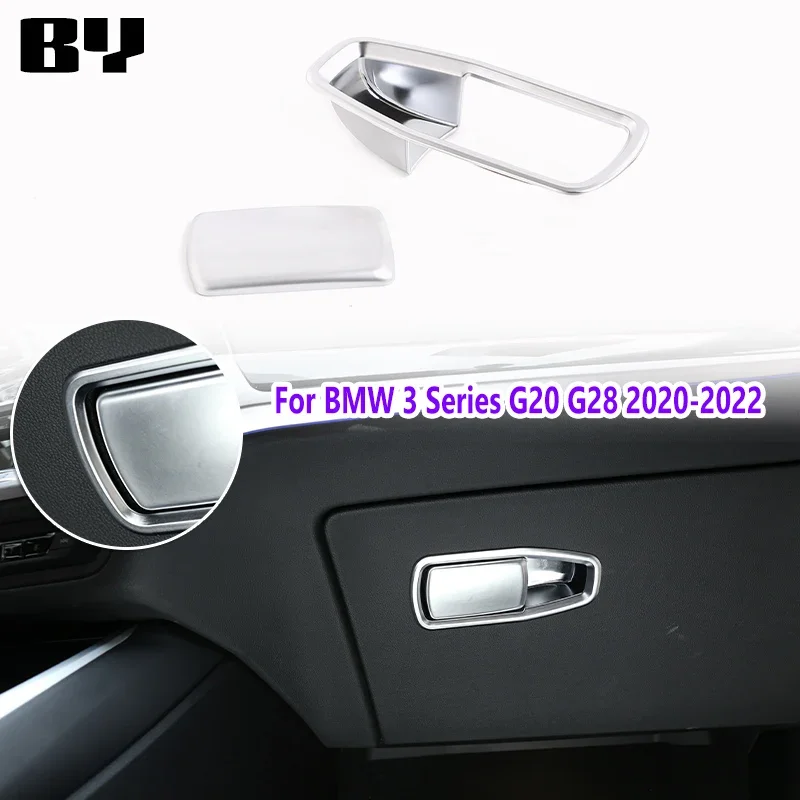 For BMW 3 Series G20 G28 2020-2022 ABS Chrome Co-pilot Passenger Glove ...