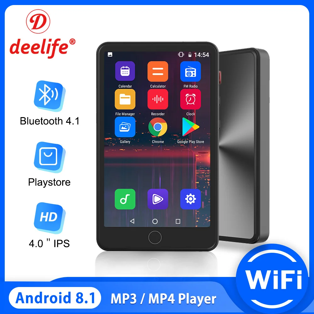 Deelife Android MP4 Player Bluetooth WiFi MP3 Music Play Touch MP 4 ...