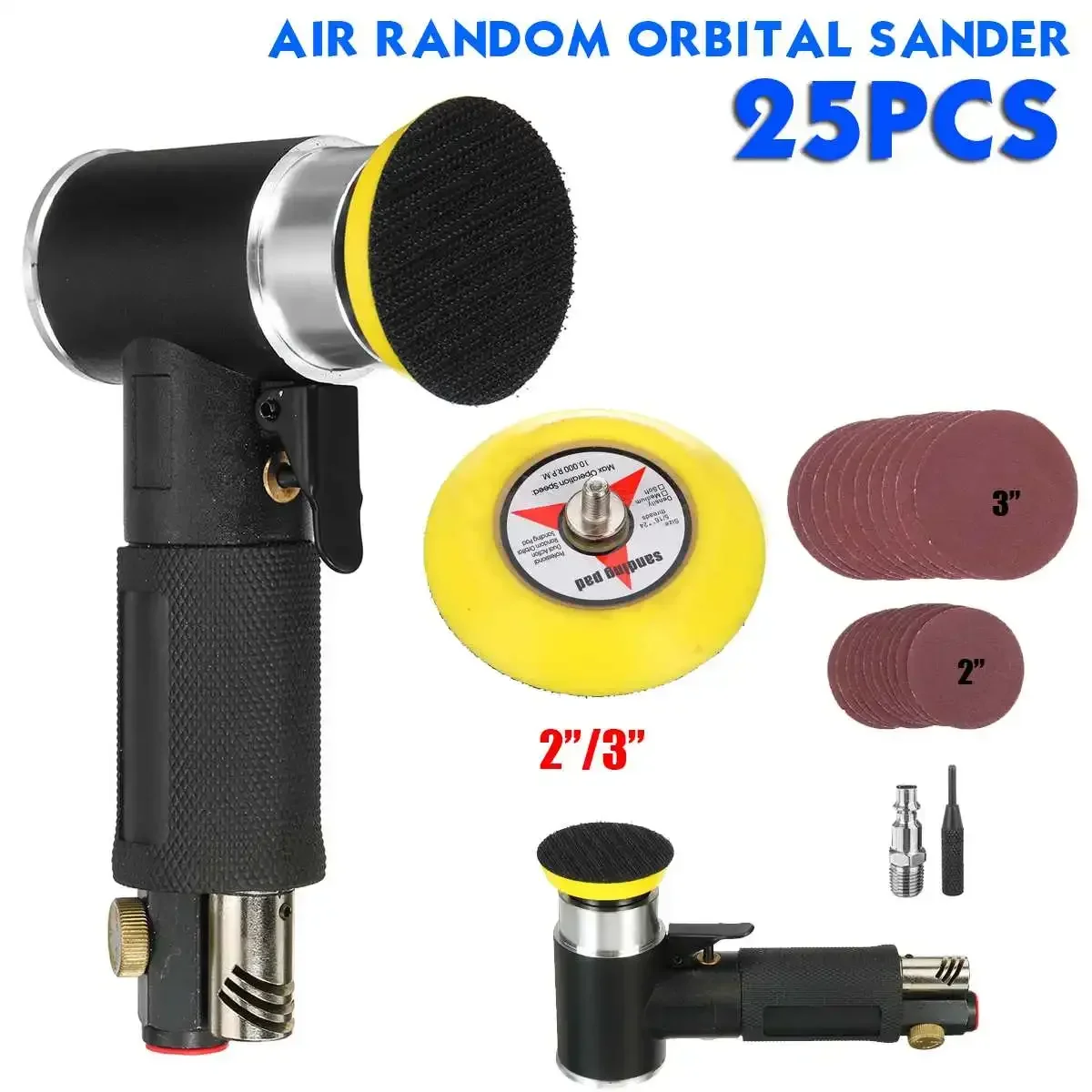 25Pcs-2-3-Air-Polishing-Machine-15000rpm-Mini-Pneumatic-Grinding-Sander ...