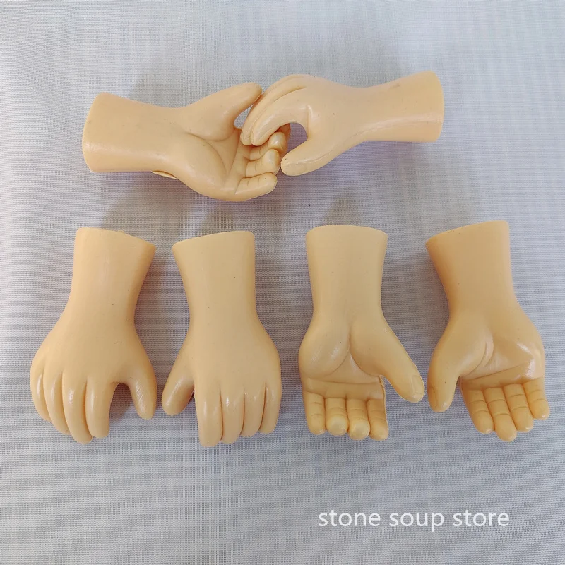 Plastic Santa Claus Hands Christmas Accessories, Blowing Simulation ...