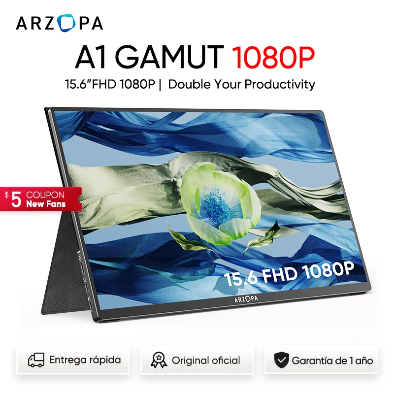 ARZOPA-Monitor-port-til-port-til-15-6-FHD-1080p-IPS-HDR-computador-tela ...