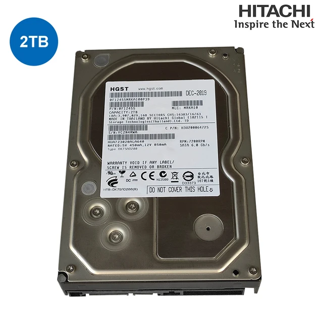 HITACHI NAS 2TB 3TB 4TB 6TB 8TB 10TB 12TB 3.5" SATA3.0 7200RPM CCTV DVR ...