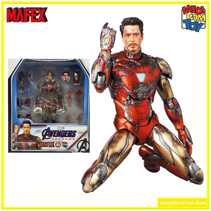 100-Original-Mafex-No-195-MAFEX-IRON-MAN-MARK-85-en-Stock-Anime-colecci ...