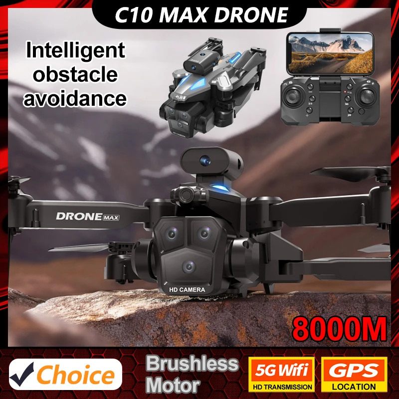 C10-E88-Professional-Drone-HD-8K-Three-Cameras-Aerial-Photography-UAV ...