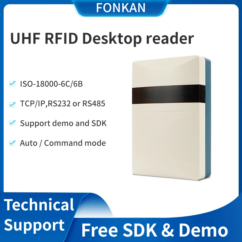 RFID-UHF-Reader-50cm-860-960Mhz-ISO18000-6C-Desktop-Tag-Writer-Reader ...