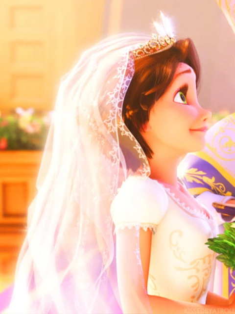 Tangled Ever After Rapunzel Wedding Dress