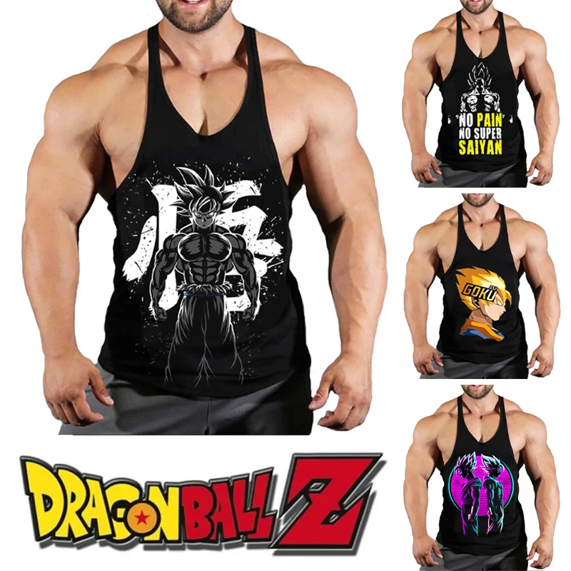 Dragon-Ball-Goku-Plus-Size-Men-Clothing-Tank-Tops-Black-Anime-Singlets ...