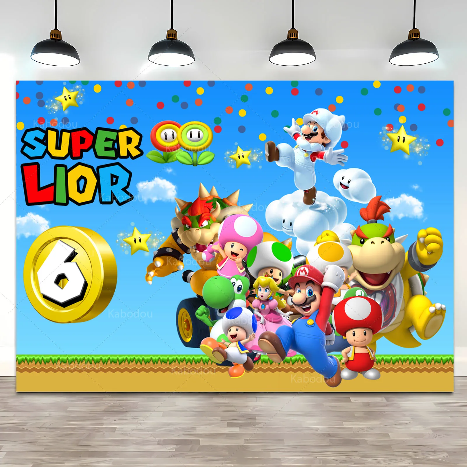 Super-Mario-Background-Custome-Name-And-Age-Backdrop-Kids-Party ...