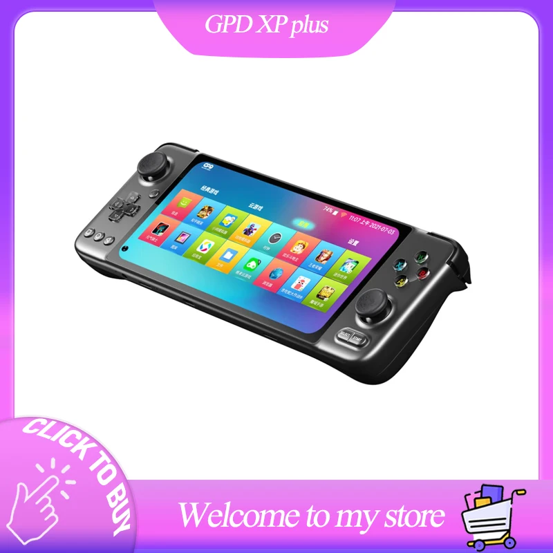 GPD XP plus Console de jogos portátil 128G/256G Emuladores de jogos ...