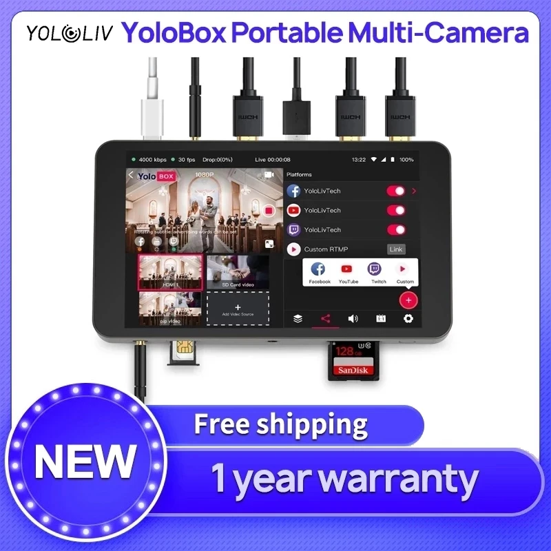 YoloLiv-YoloBox-YoloBox-Pro-Portable-Multi-Camera-Live-Streaming-Studio ...