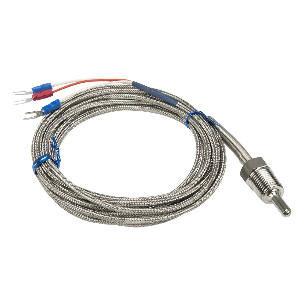 FTARP09 PT100 type 3m metal braided cable 30mm probe length temperature ...