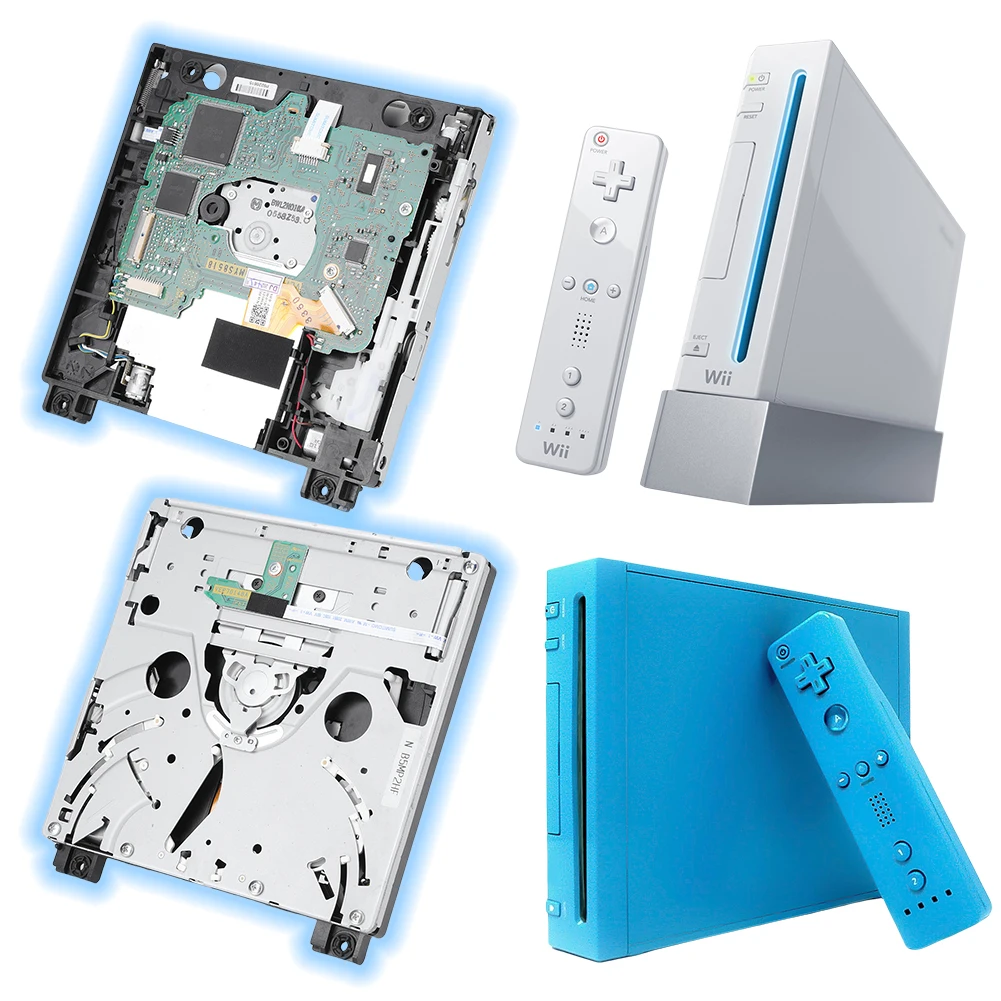 For-Nintendo-WII-D2E-Cracking-Optical-Drive-Optical-Board-Dual-IC-DVD ...