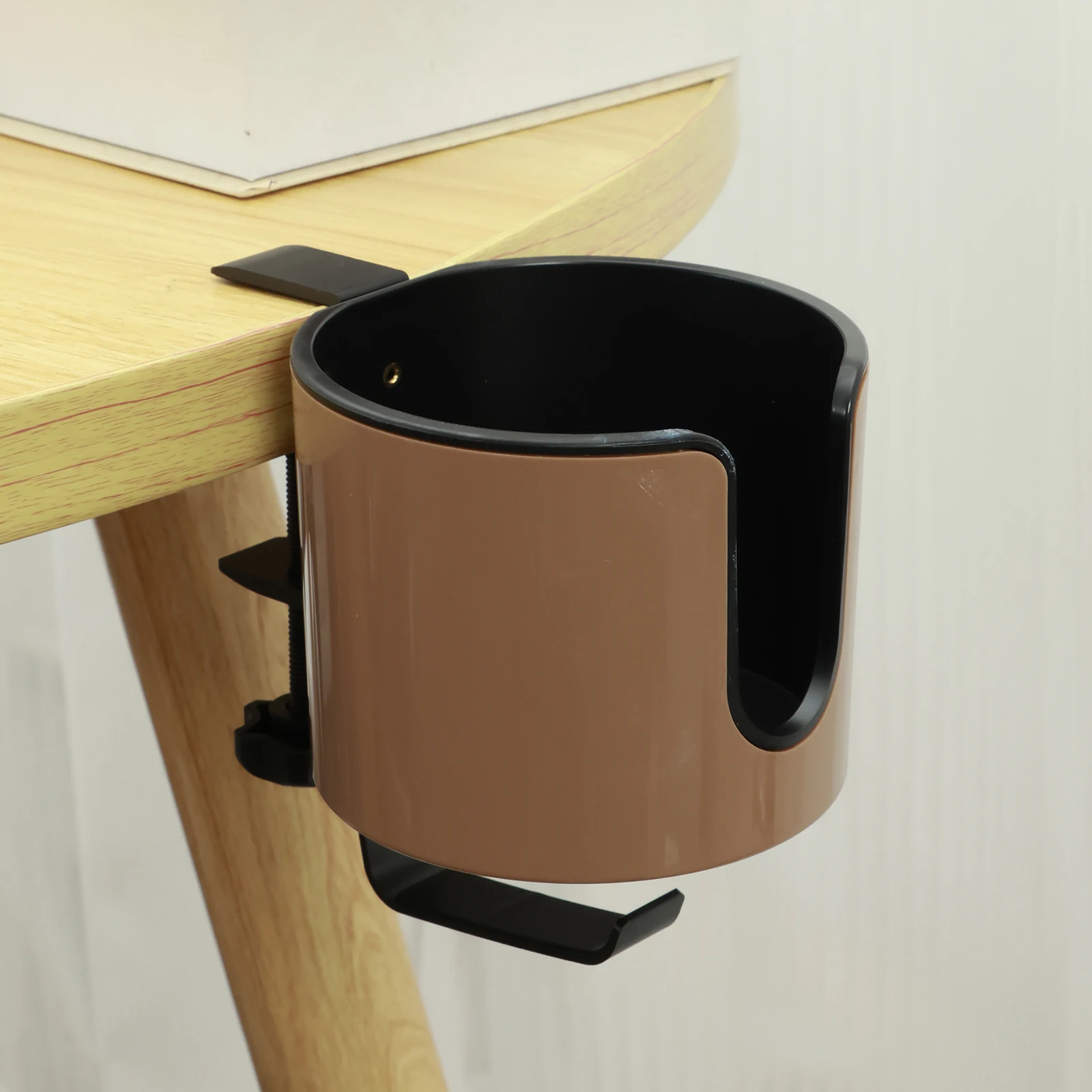 Desk-Cup-Holder-Table-Universal-Adjustable-Pgraded-Arm-Clamp-Nonslip ...