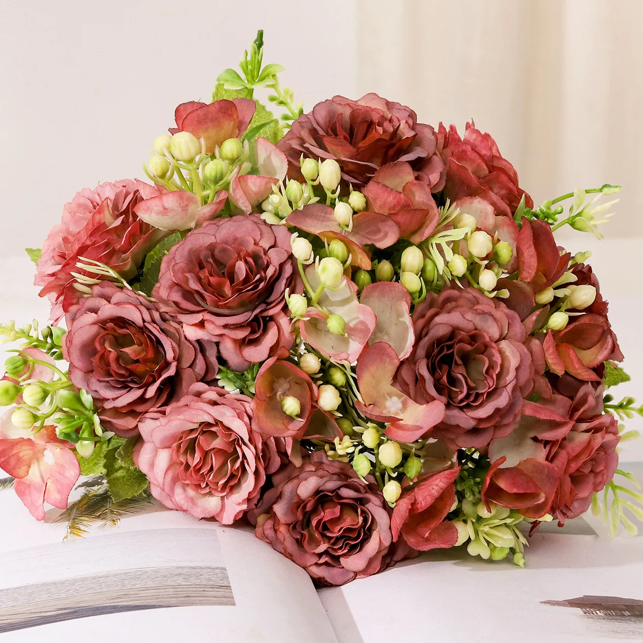 Ranunculus And Hydrangea Bouquet