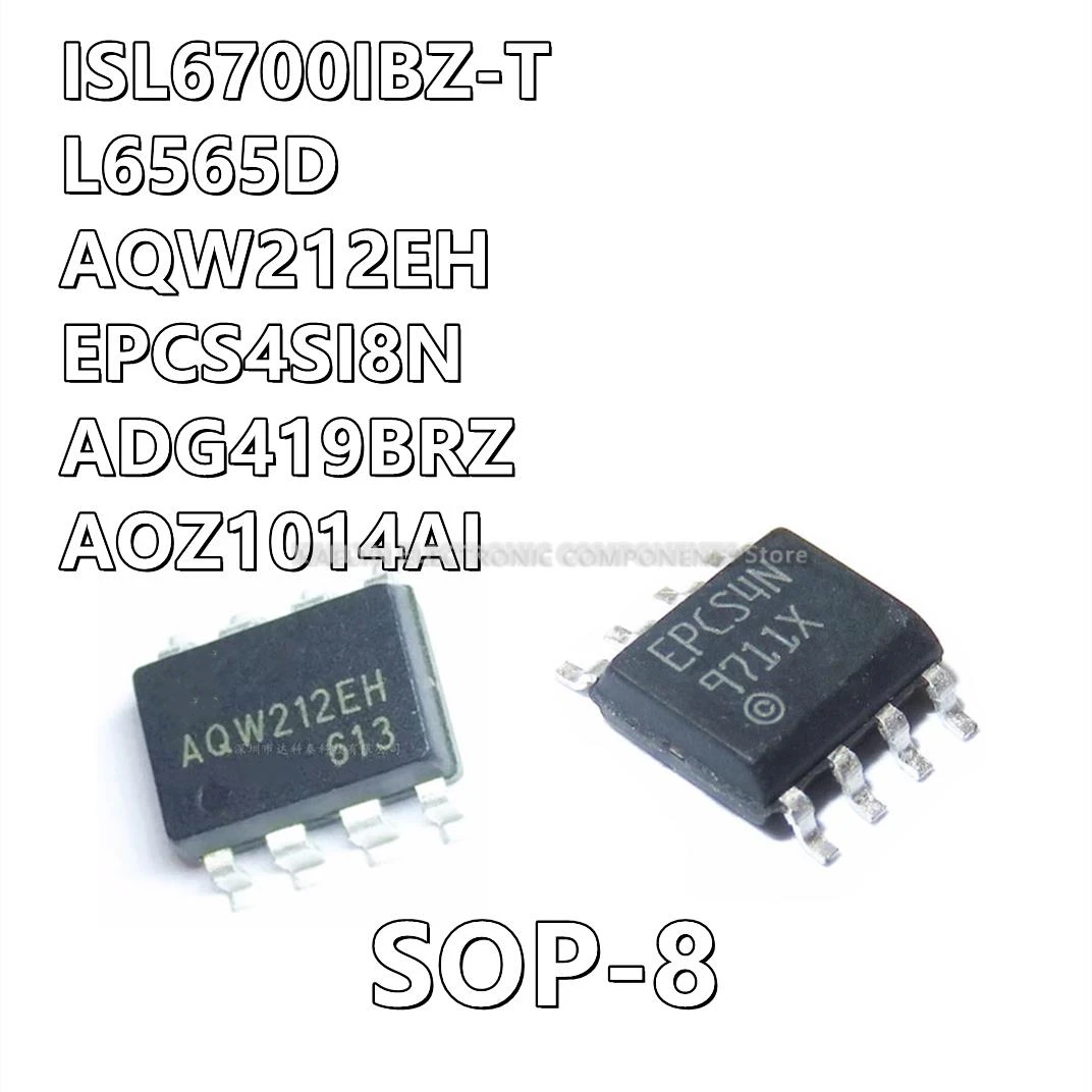 10Pcs/lot ISL6700IBZ-T 6700IBZ L6565D L6565DTR SAQW212 AQW212EH ...
