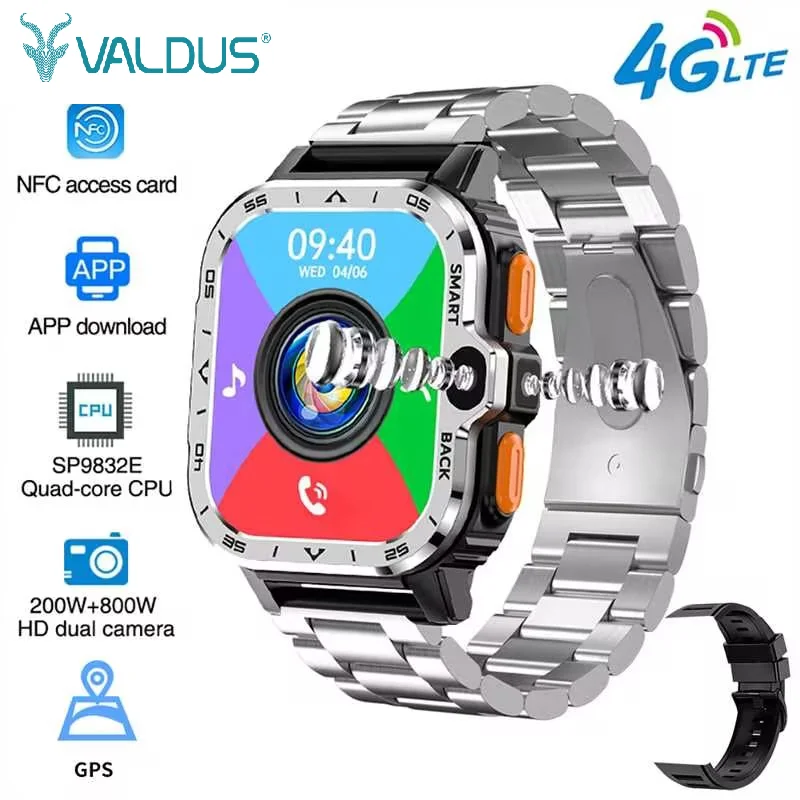 New-4G-Android-Smart-Watch-PGD-WATCH-Men-HD-Dual-Camera-64G-Memory-SIM ...