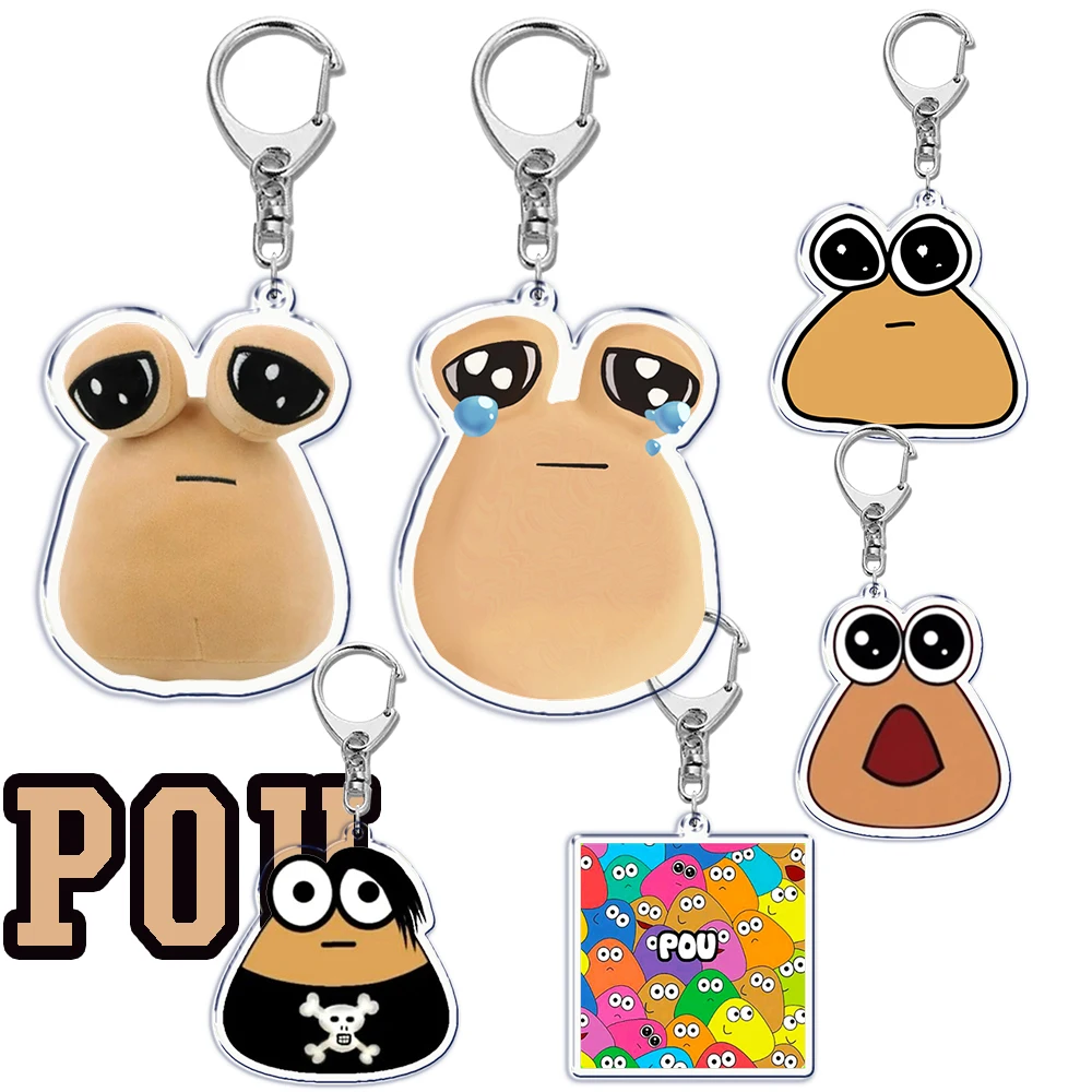 Llavero con colgante de Animal My Pet Alien Pou, accesorios para bolso ...