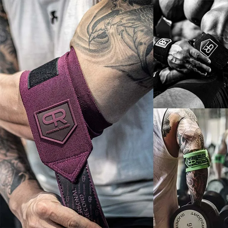 1-Pair-Elbow-Straps-Gym-Fitness-Weight-Lifting-Elbow-Wraps-High-Elastic ...