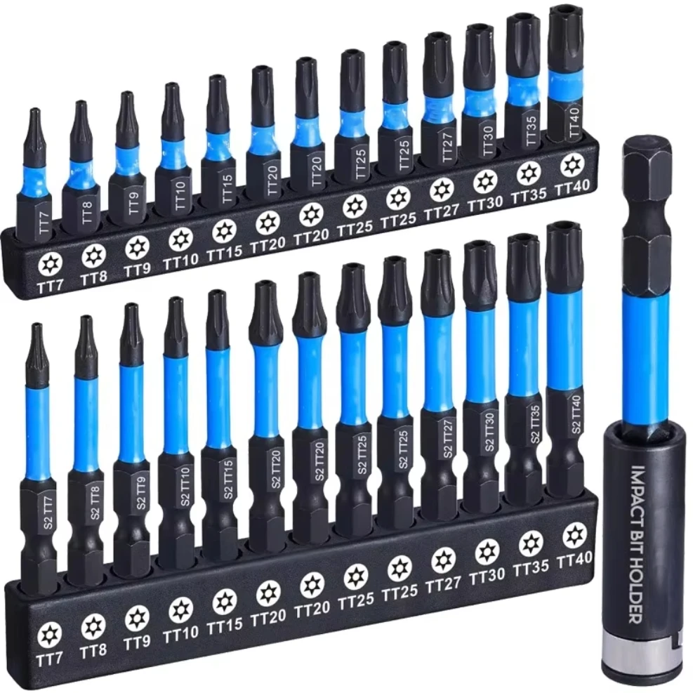 10/20PCS Impact Torx Drill Bit Set Hex Head Shank Magnetic Screw Driver ...