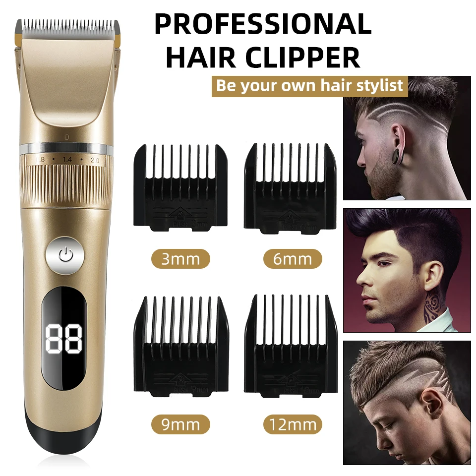 Barber-Hair-Clipper-Professional-Hair-Trimmer-for-Men-Electric-Beard ...