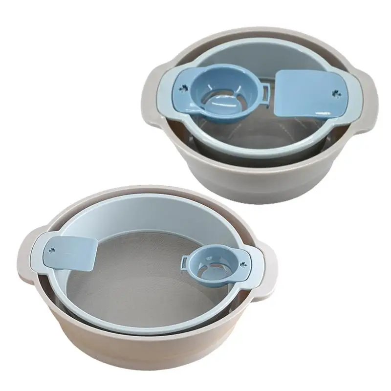 New-Fine-Mesh-Filter-Colander-Soy-Milk-Sieve-Flour-Sieve-With-Handle ...