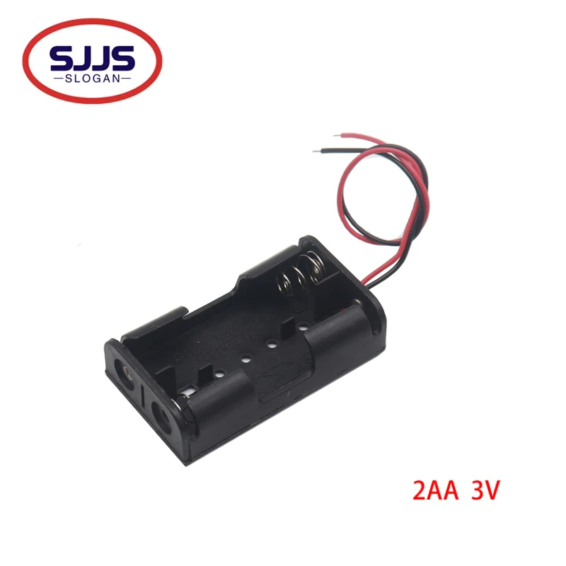 【5-1PCS】2 x 1.5V AA FOR Battery Holder AA Battery Case 2AA Battery Box ...