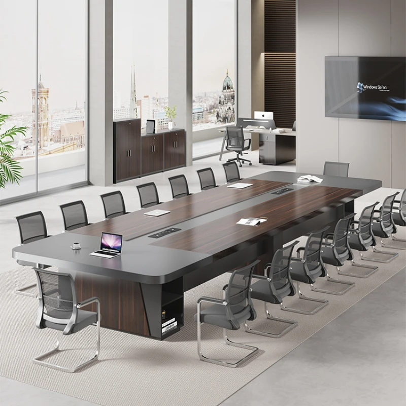 Coffee-Large-Conference-Tables-Computer-Simple-Reception-Modern-Office ...