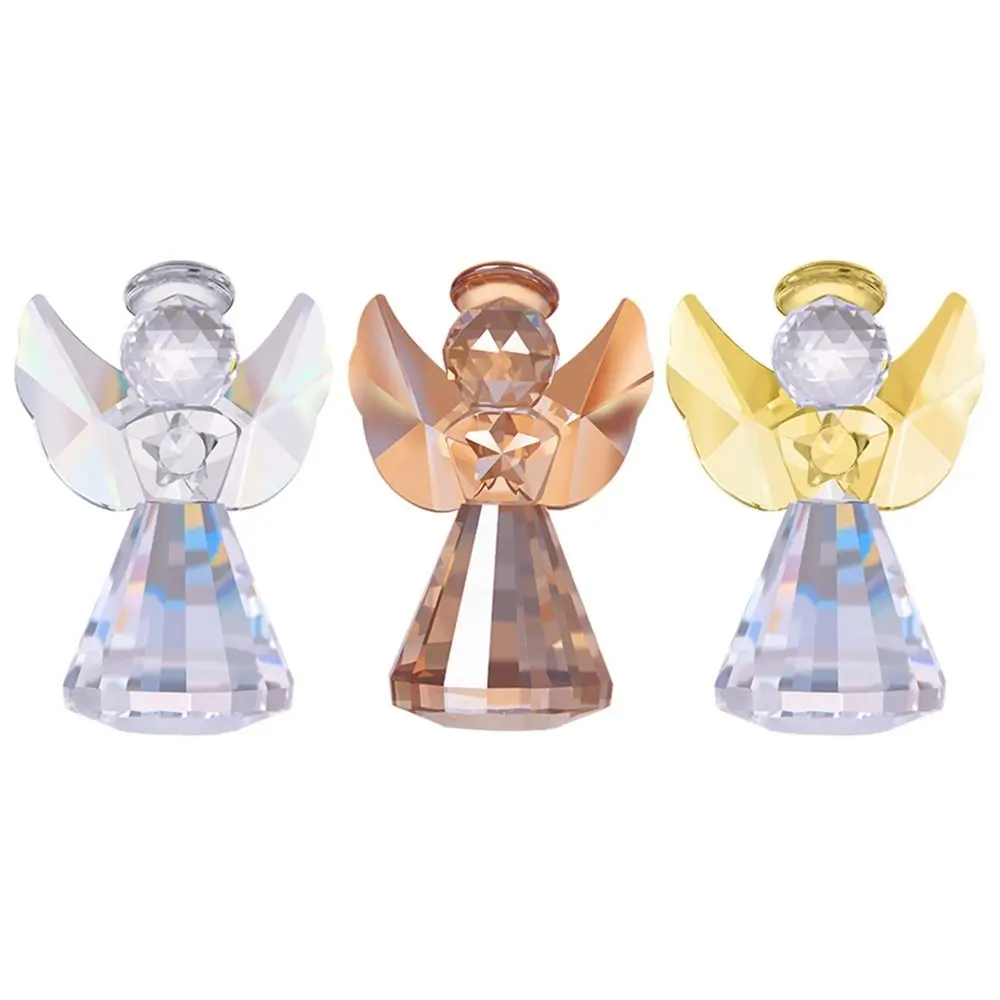 Colorful-Crystal-Guardian-Angel-Figurine-Collectible-Paperweight-Glass ...