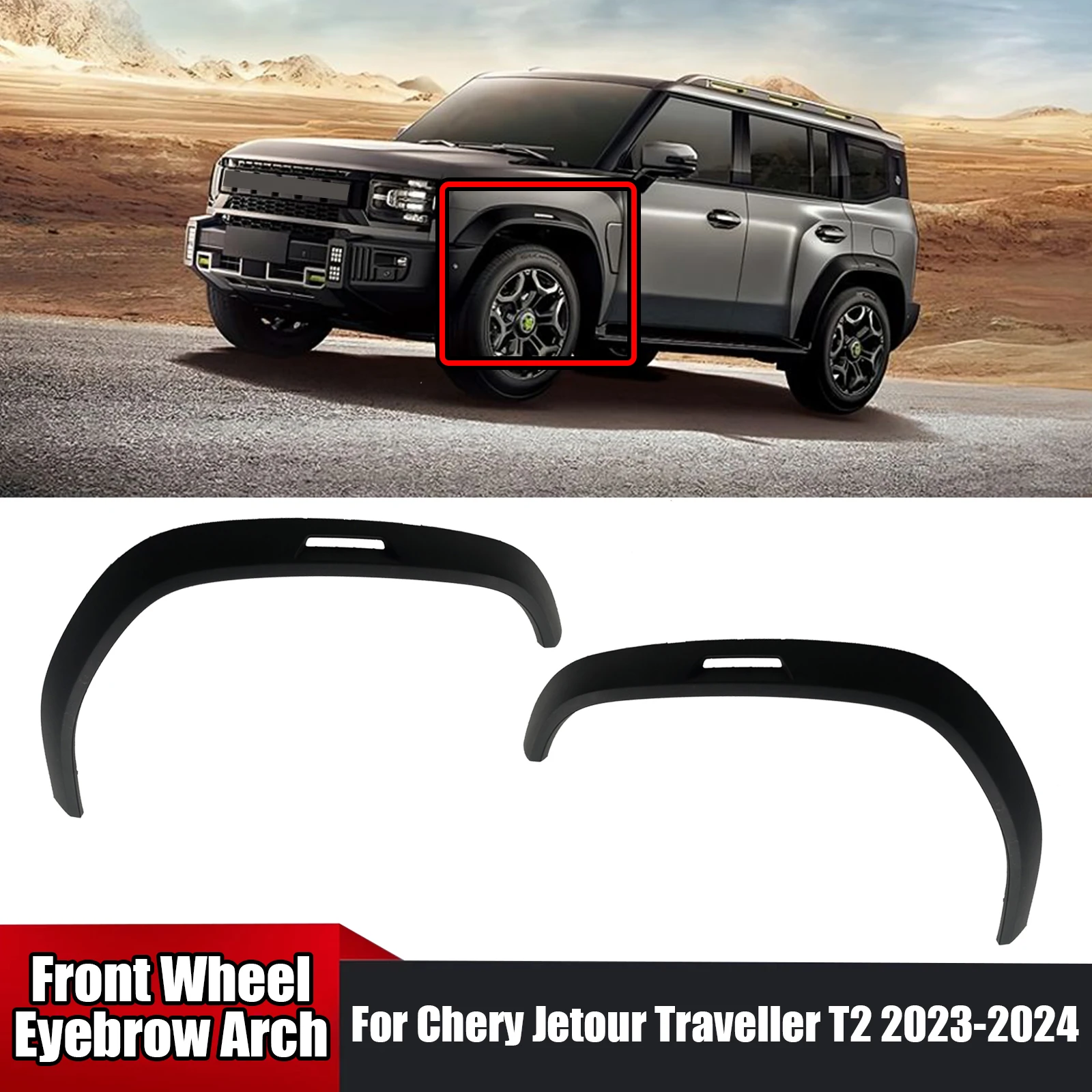 Car-Front-Wheel-Arch-For-Chery-Jetour-Traveller-T2-2023-2024-Flare ...