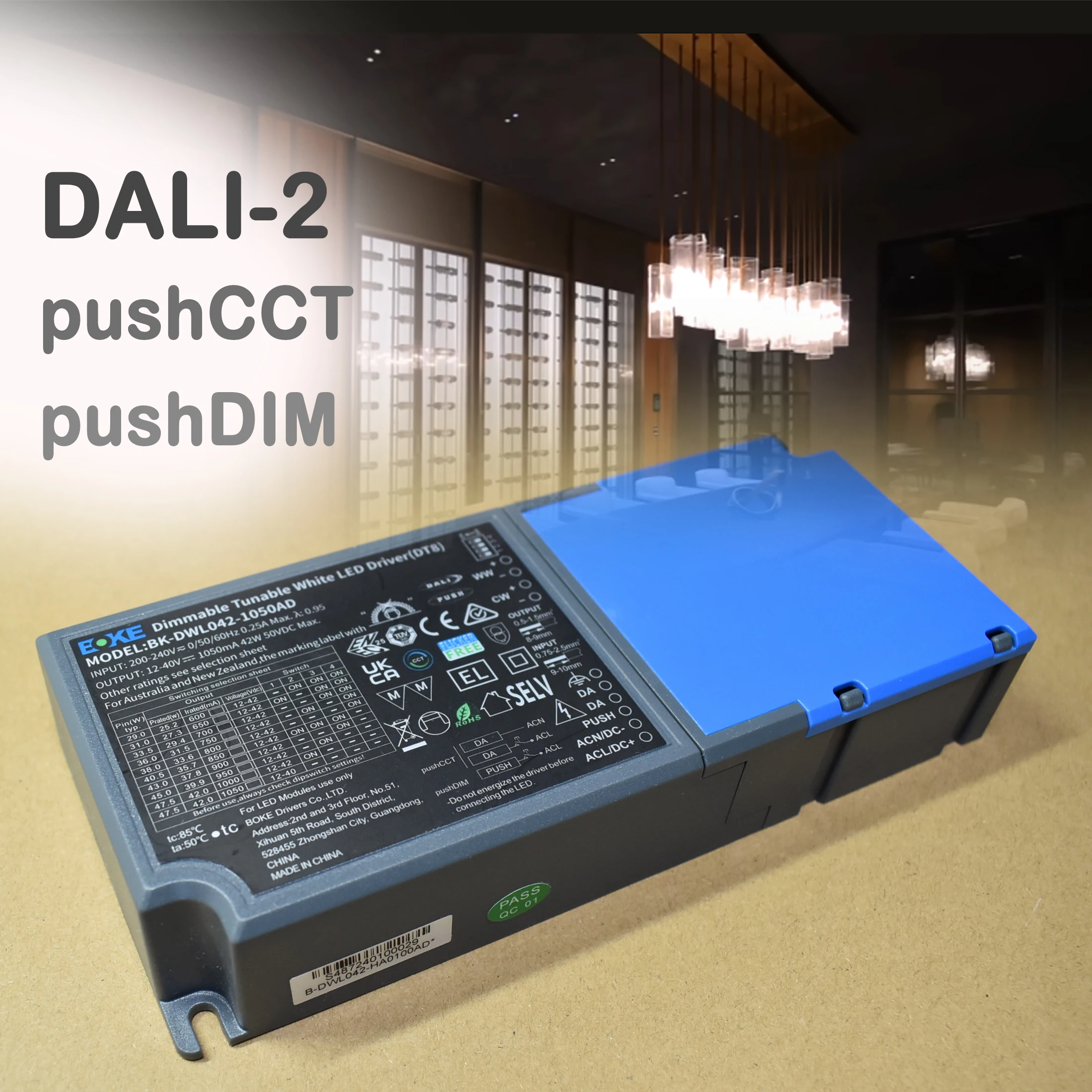 pushDIM-DT8-Dimmable-Tunable-White-LED-Driver-DALI-CCT-Light-Control ...