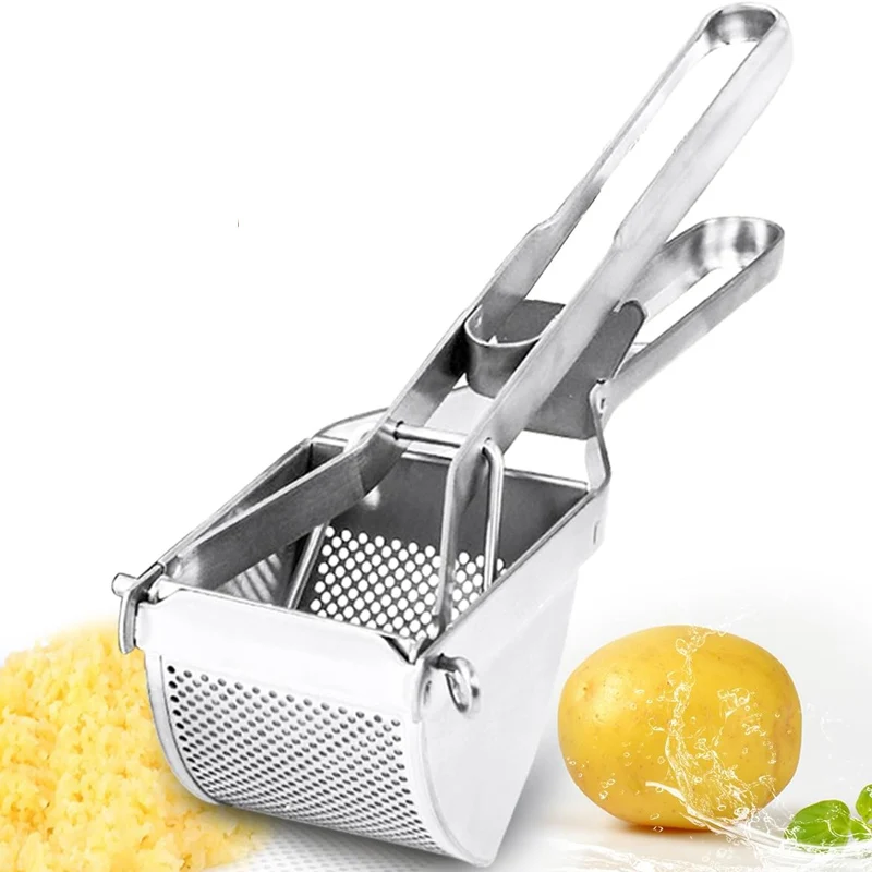 1pc Potato Ricer,multifunction Stainless Steel Potato Masher Ergonomic ...