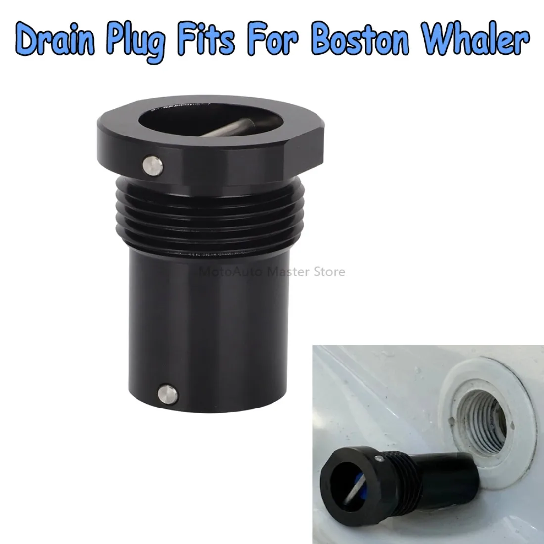 New Self Bailing Boat Drain Plug Fits For Boston Whaler Internal ...