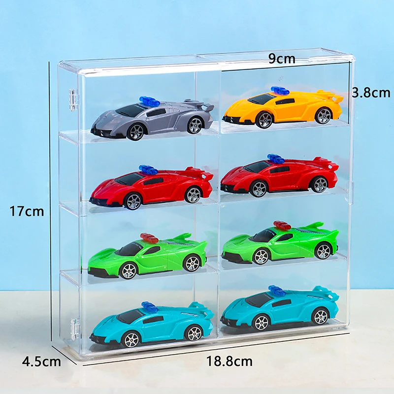 1X Acrylic Hot Wheels Car Storage Box For Diecast 1/64 Storage Displays ...