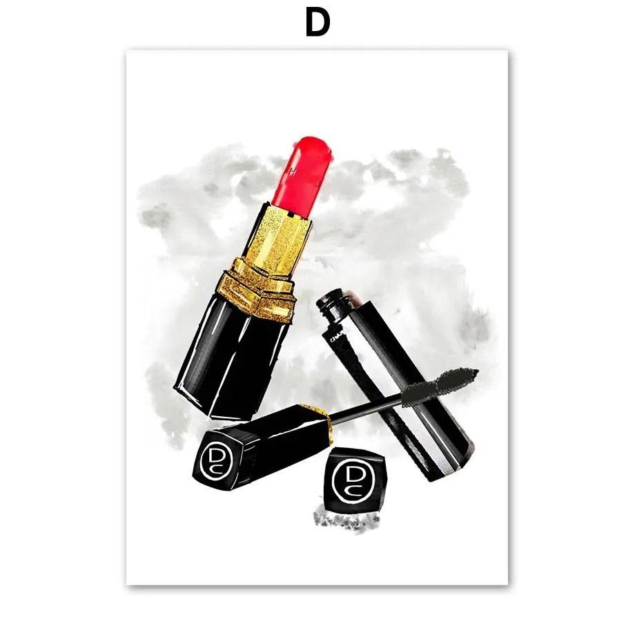 Chanel Lipstick Illustration