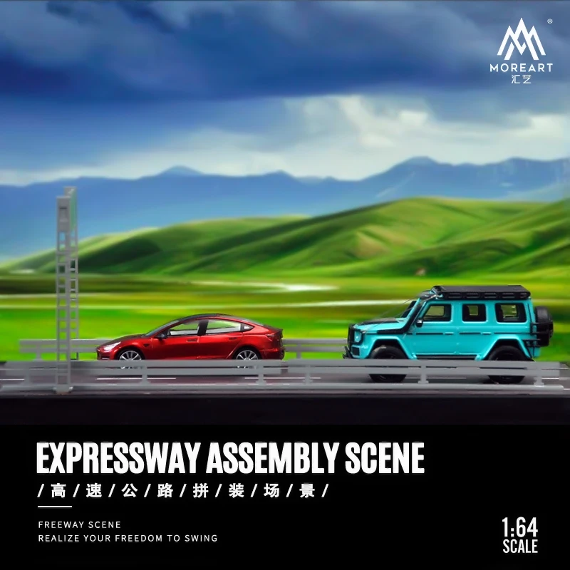 Pvc Theme Display Case Toy | 1/64 Diorama Expressway | Pvc Diorama Storage Box - 1/64 - Aliexpress