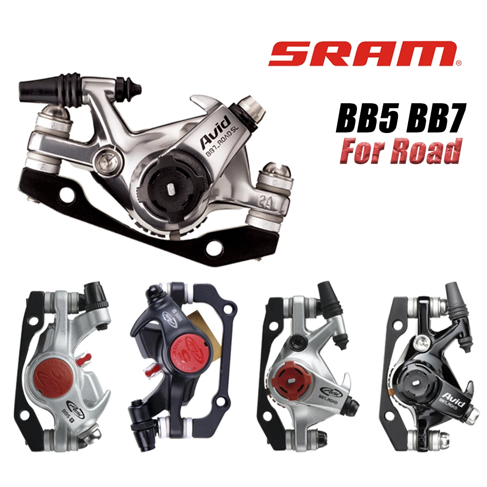 SRAM-AVID-BB5-BB7-Road-Bike-Brake-Front-Rear-Mechanical-DIsc-Line-Pull ...