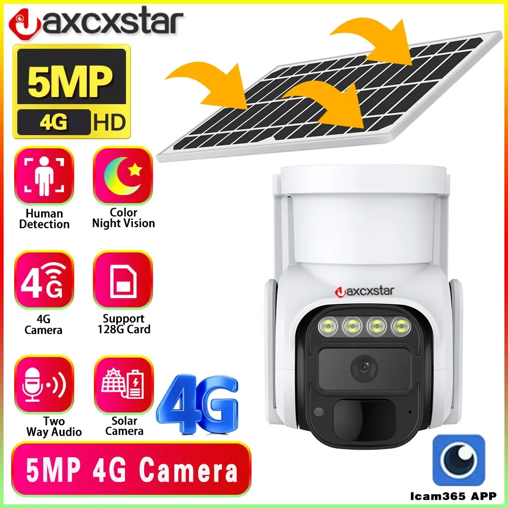5MP-4G-SIM-Card-Solar-Camera-Outdoor-Waterproof-Human-Detection-WIFI ...