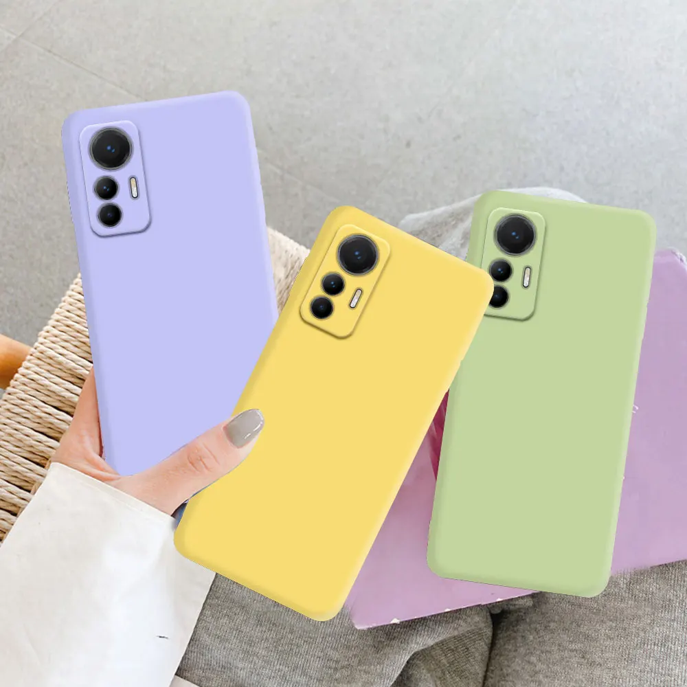 For Xiaomi Mi 12 Lite Case Matte Silicone Back Cover For Xiaomi mi12 ...