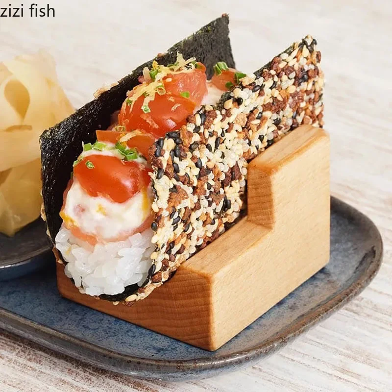 Creative Wooden Sushi Display Plate Rectangular Molecule Cuisine ...