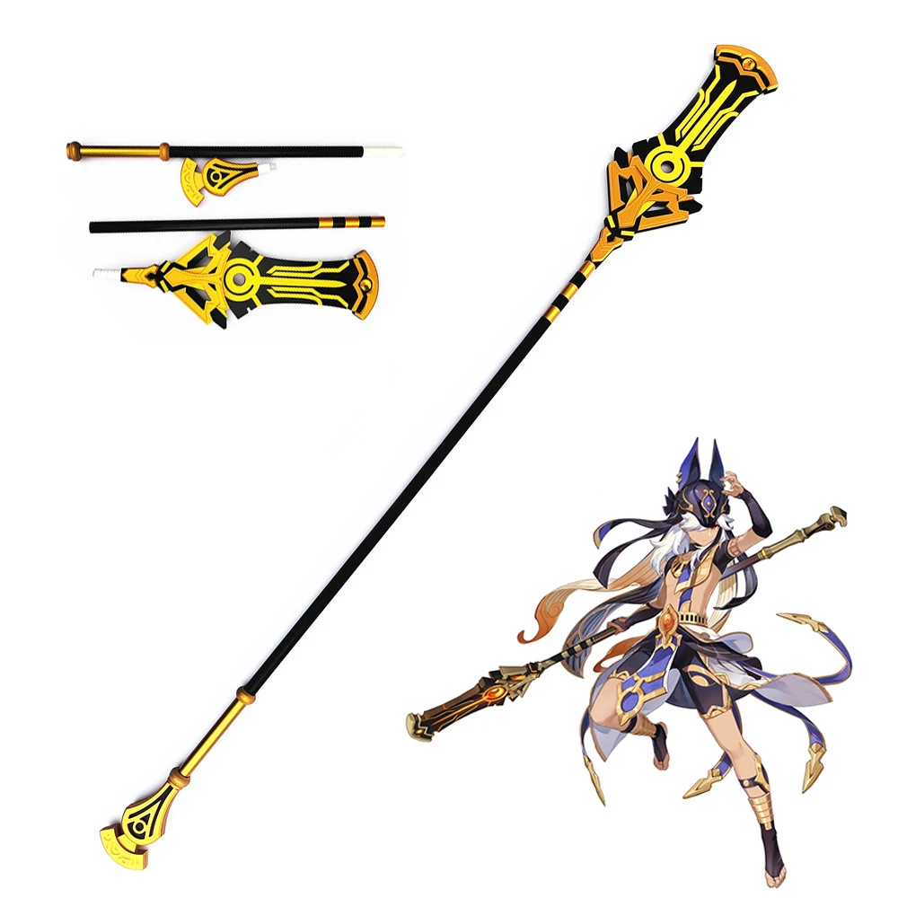 Genshin-Impact-Cyno-Polearm-Red-Sand-Stick-Game-Cosplay-Weapon-Props ...