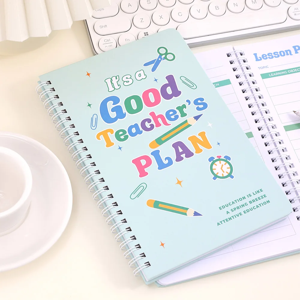 48 Sheets Undated Teacher's Planner With Topic Objective Homework Tasks ...